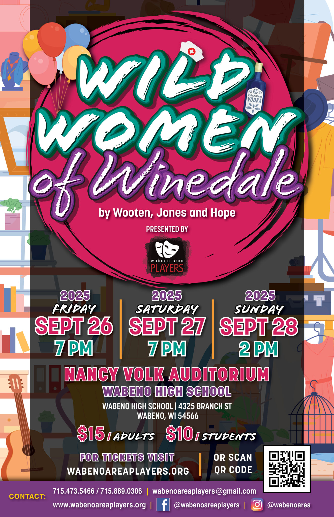 Wild Women of Winedale – Wabeno Area Players